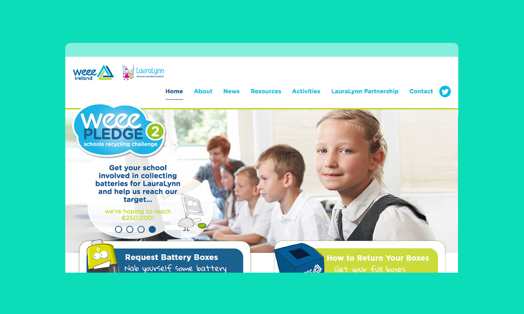 WEEE Ireland - Neworld website case study